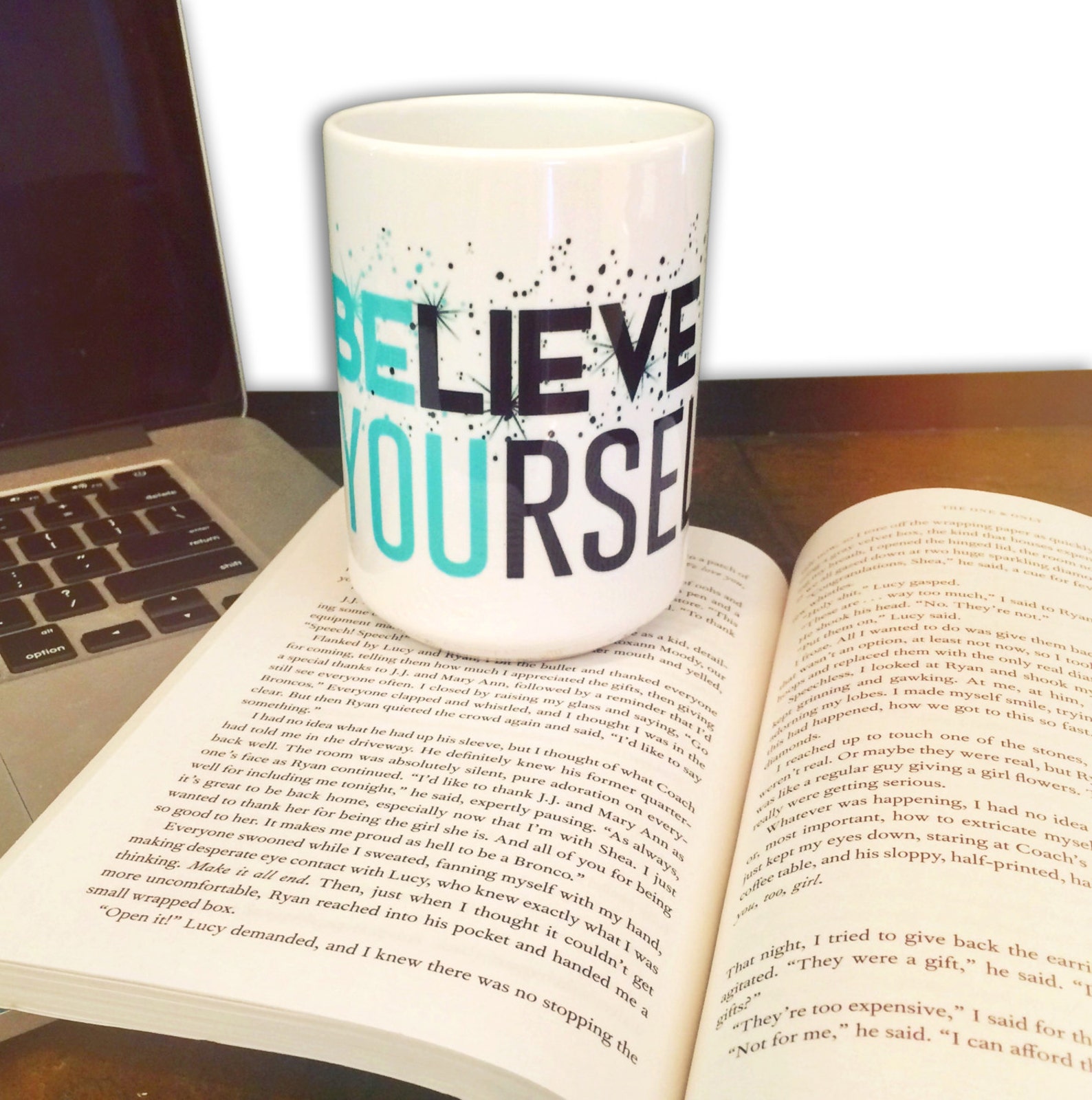Quote Coffee Mug 15oz. Mug Inspirational Quote Believe - Etsy