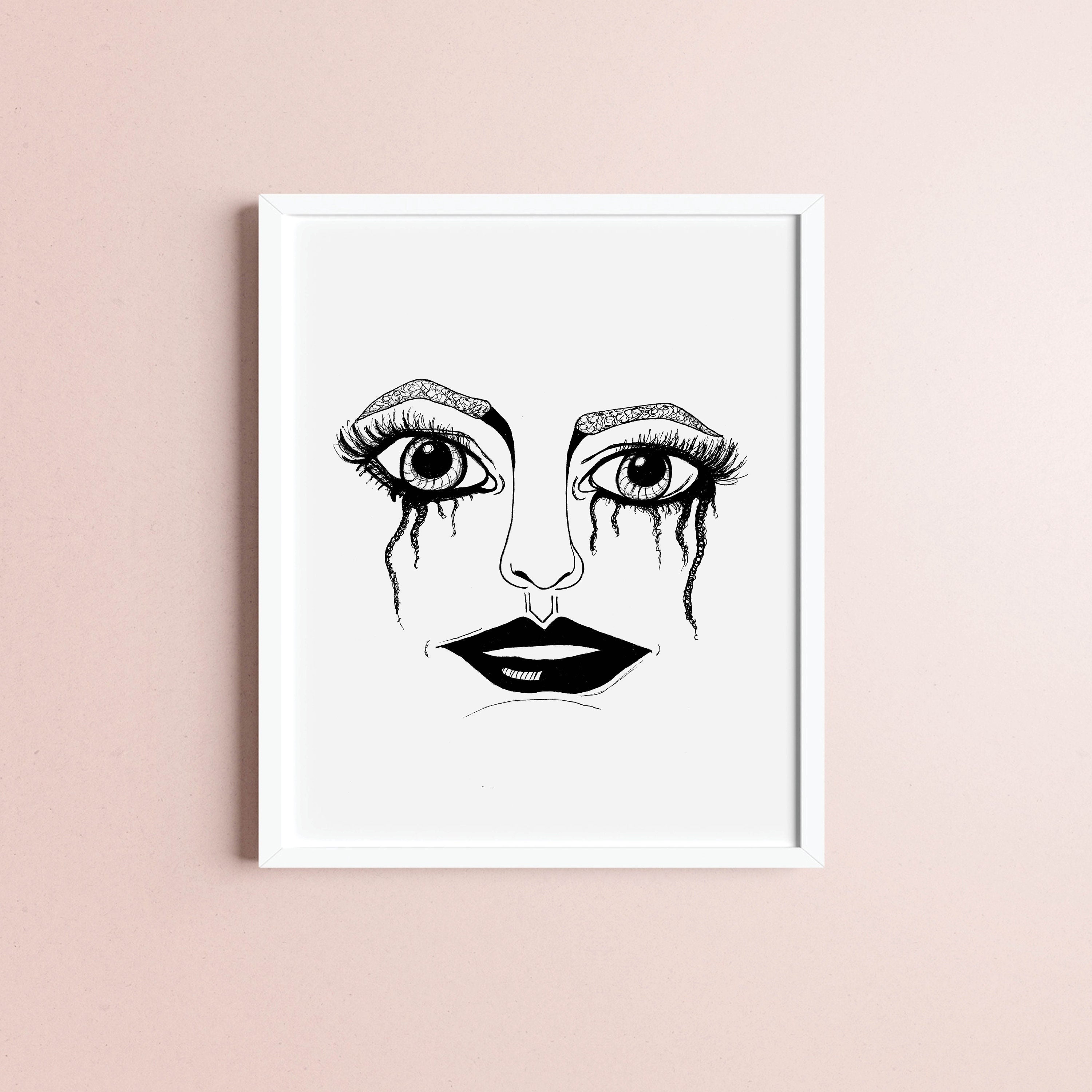 Cool Drawings Of Eyes Crying