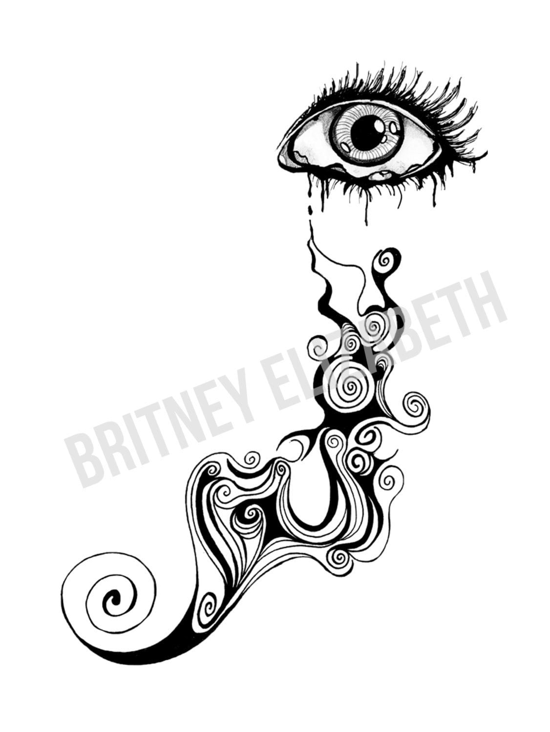 Printable Art Download - Eye Art Print - PDF Printable Art - Instant ...