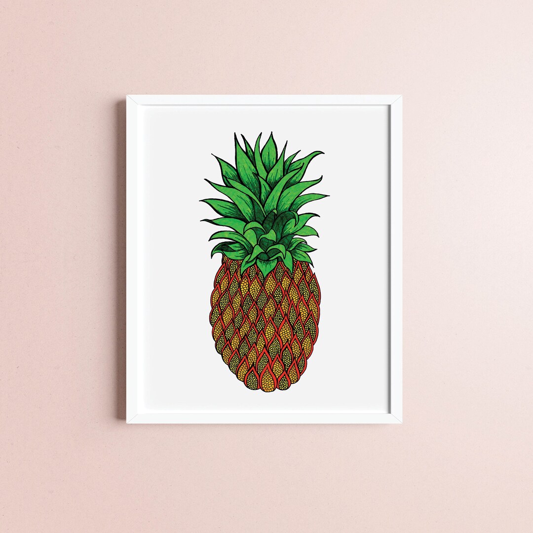 Printable Art Download - Fruit Art Print - PDF Printable Art - Instant ...
