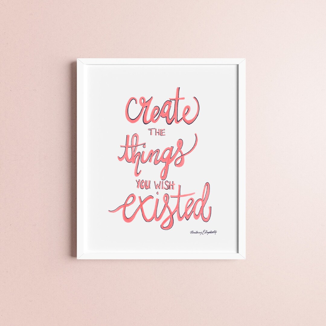Printable Art Download - Inspirational Quote Art Print - PDF Instant ...