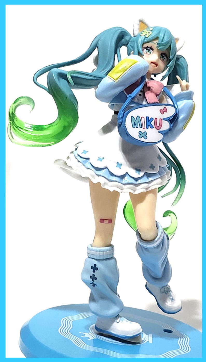 Hatsune Miku Kawaii Cat Ear Style Figure Fancy in Box - Etsy