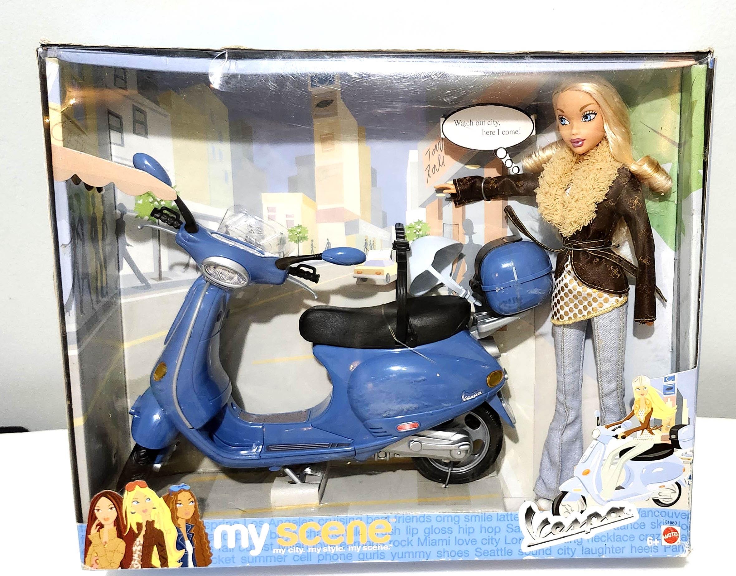 2003 My Scene VESPA & Barbie GIFTSET Scooter and Doll by Mattel in ...