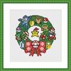8 Bit Super Mario Christmas Funny Cross Stitch PDF Pattern Video Game ...