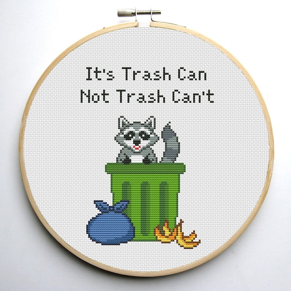 Trash Can Cross - Etsy