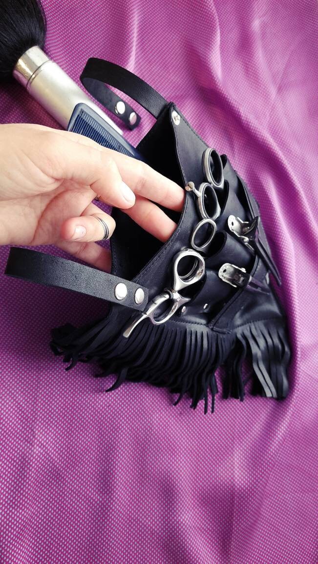 Scissors Case Hairdressers Scissors Case Scissor Hip Bag - Etsy