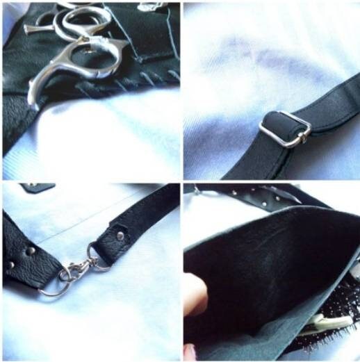 Leather Barber Tool Belt Hairdresser Scissors Hip Bag - Etsy