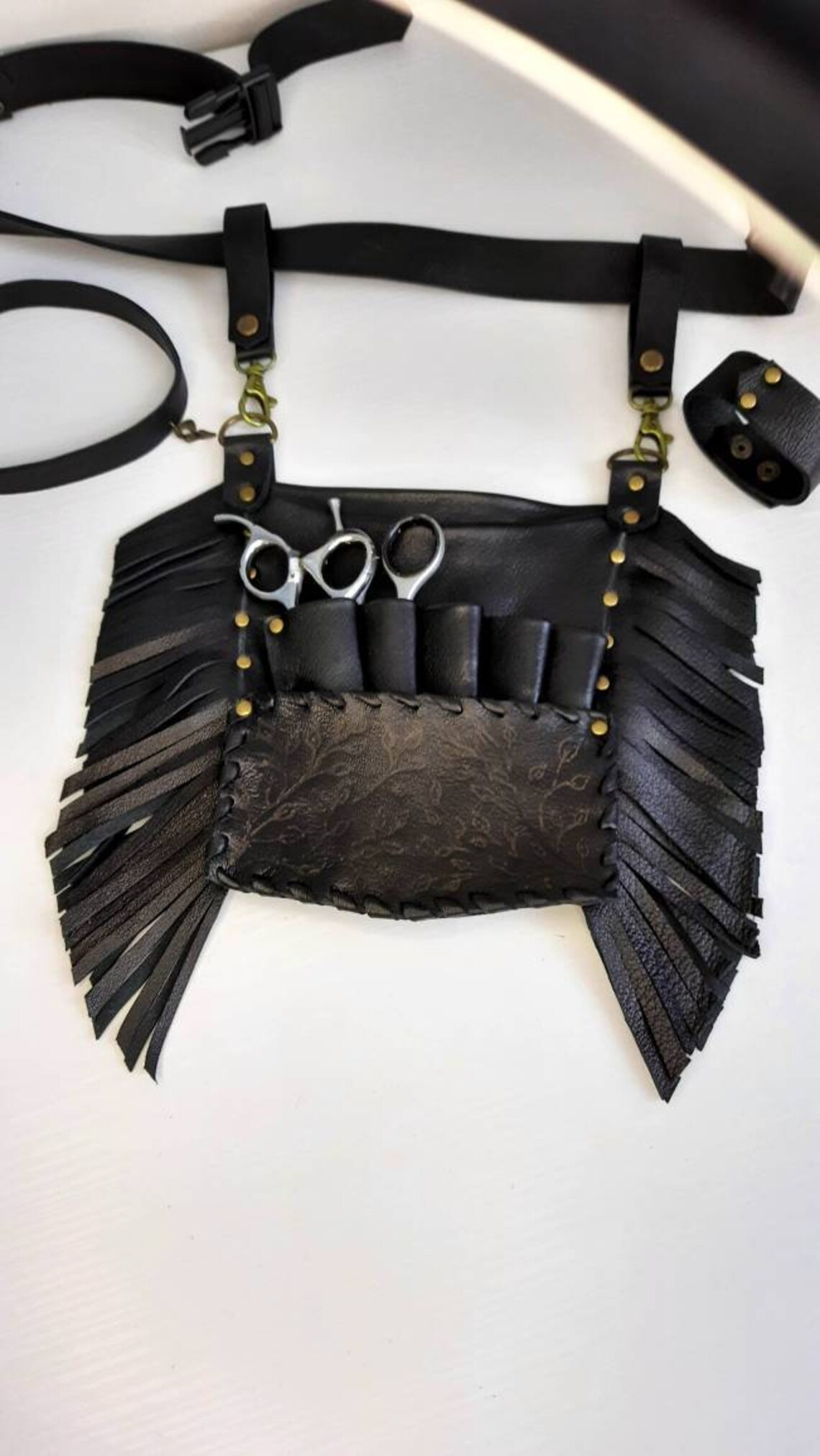 Hairdressers Belt, Scissors Case - Etsy
