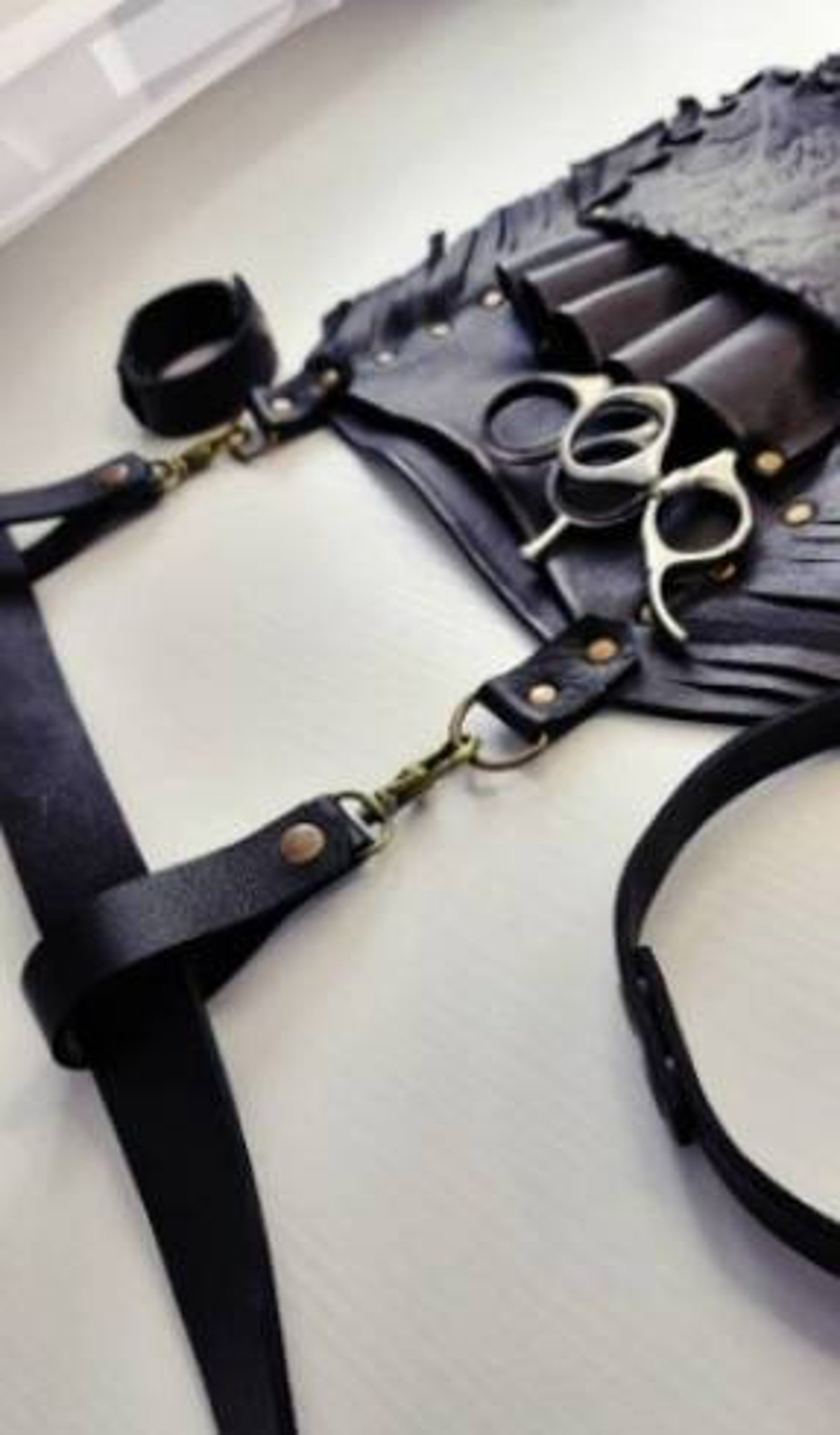 Hairdressers Belt, Scissors Case - Etsy