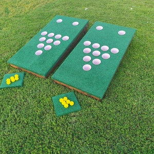 Golf Pong Beer Pong Chip Shot Game Chip Cup Same Size as Cornhole ...