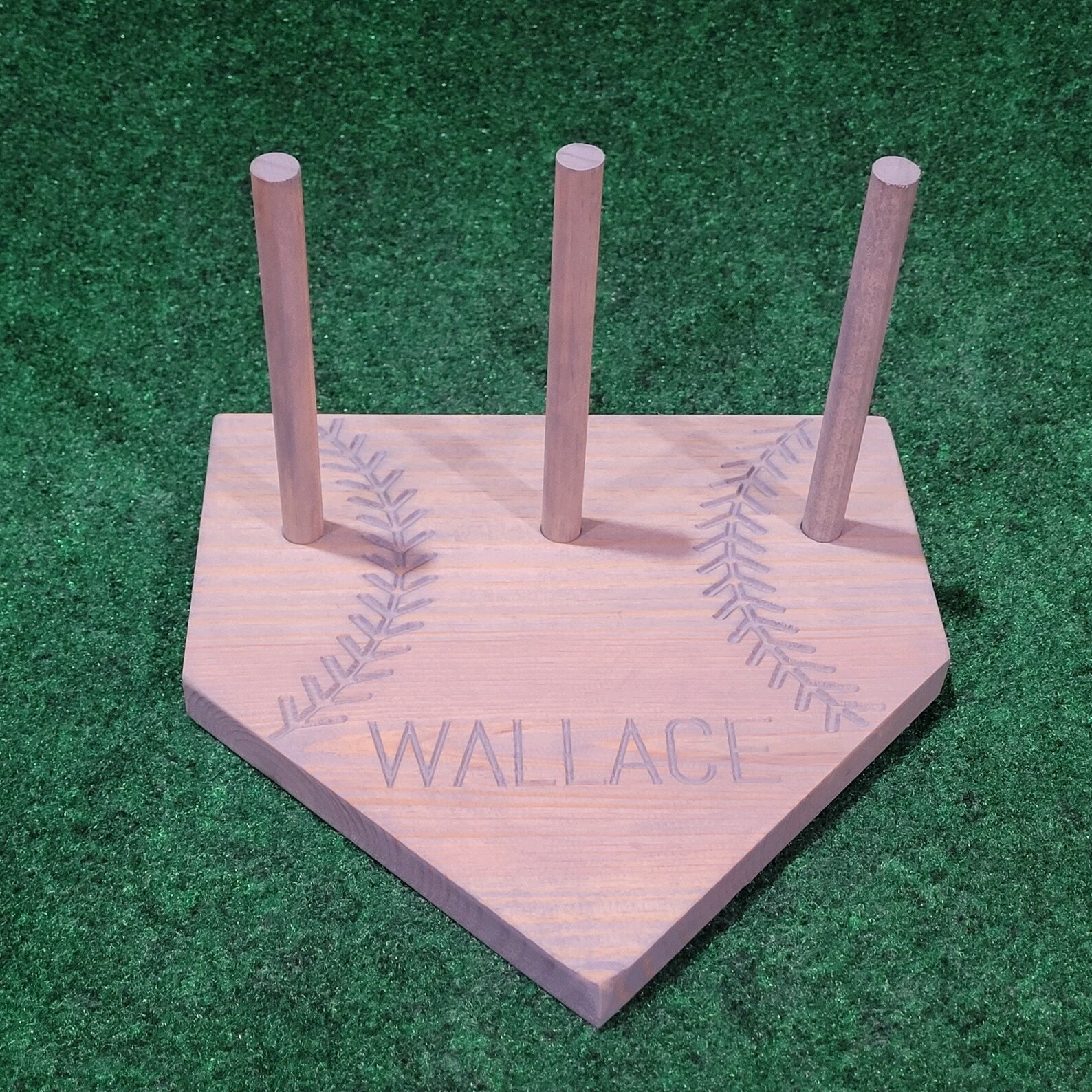 Baseball or Softball Homeplate Shaped Ring Display Tournament Ring ...