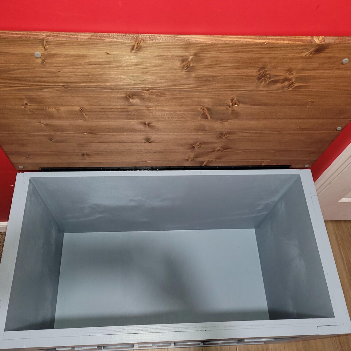 Customized Toy Box With Your Child's Name Custom Colors 34x22x18 Free ...