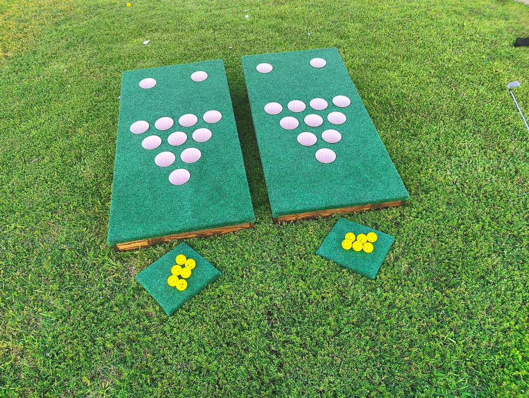 Golf Pong Beer Pong Chip Shot Game Chip Cup Same Size as Cornhole ...