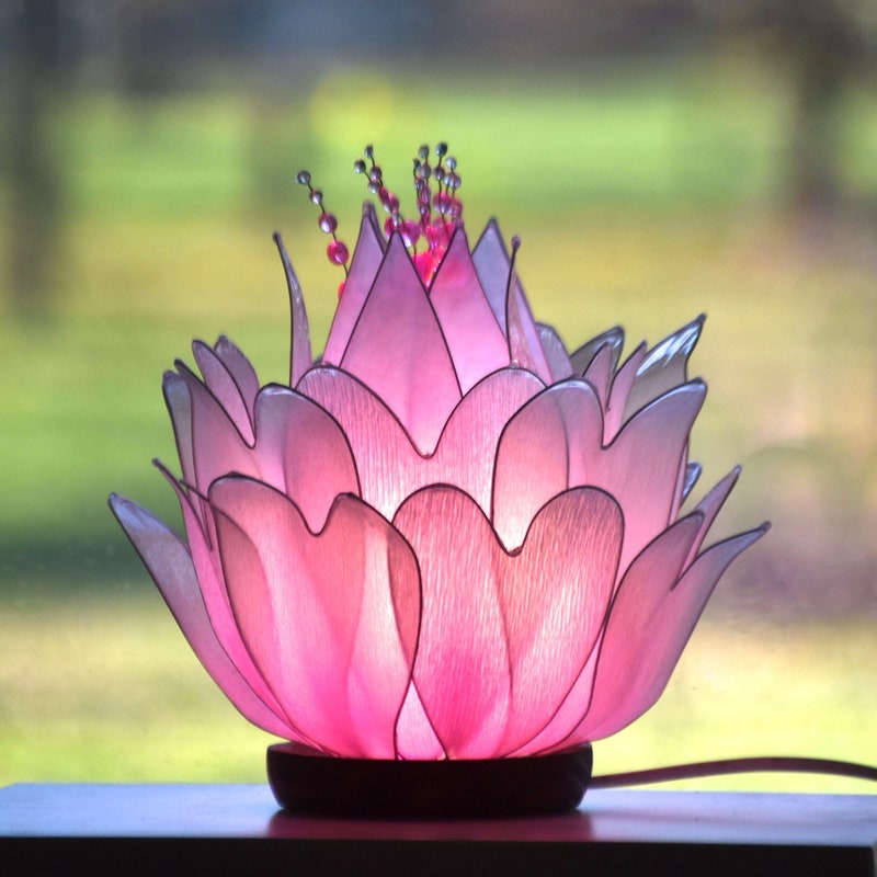 Lotus Lamp - Etsy