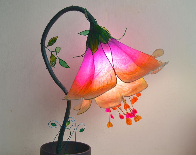 Table Lamp Handmade and Painted Fairy Style, Cartoon Desk Lamp for ...