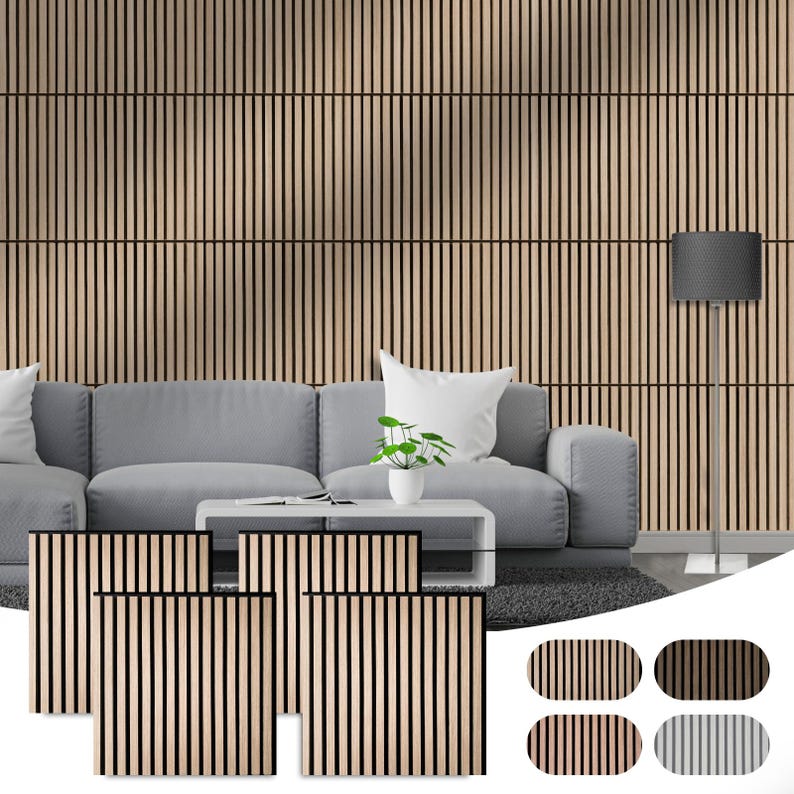 CLICK-DECK Wooden Slat Wall Panels | Acoustic Wall Panels | Sound ...