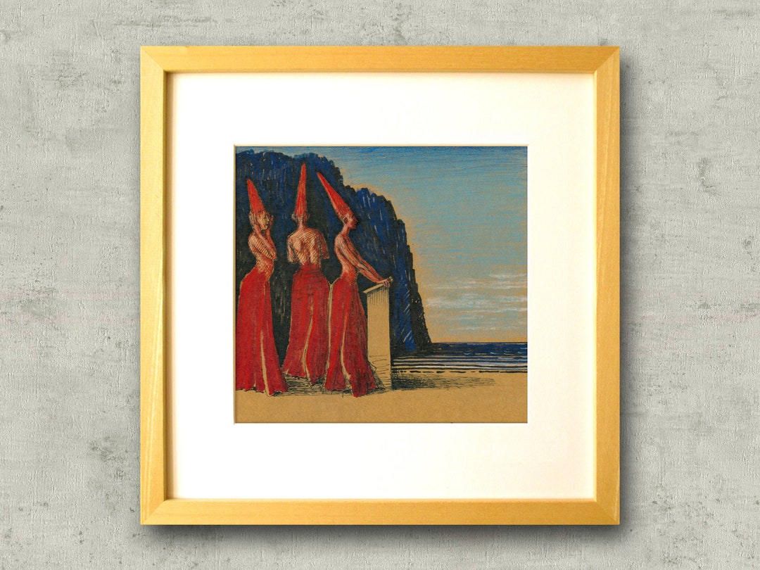 Three Antique Muses Original Drawing die Drei Antiken Musen - Etsy