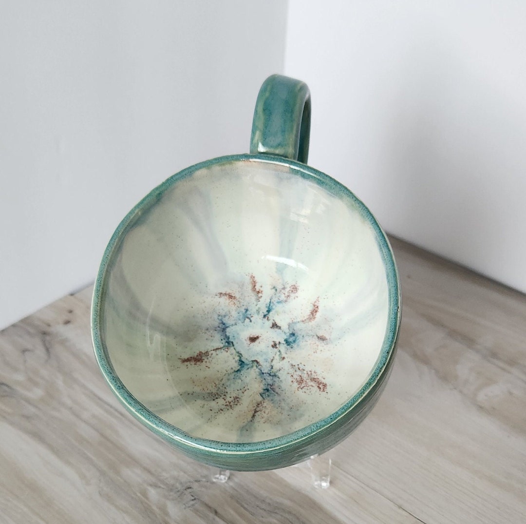 Jade Mug Rainbow Drip - Etsy