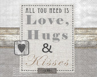 Decoupage Words | Etsy