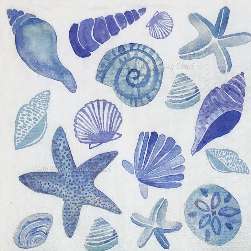 Seashell Decoupage - Etsy