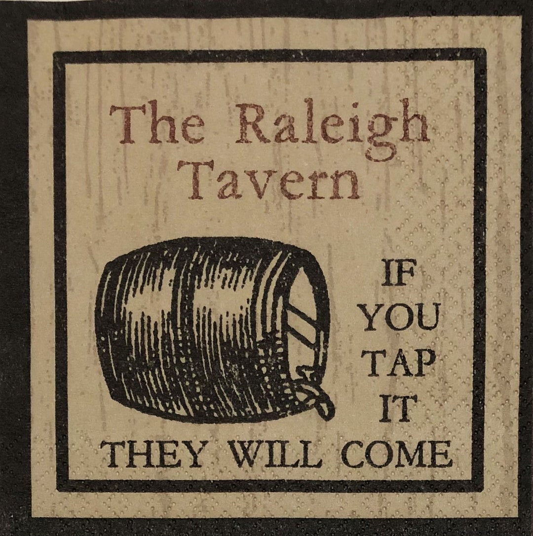 Raleigh Tavern Decoupage Napkins Vintage Style Bar Pub Napkins - Etsy