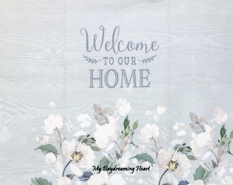 Welcome Home Napkins - Etsy