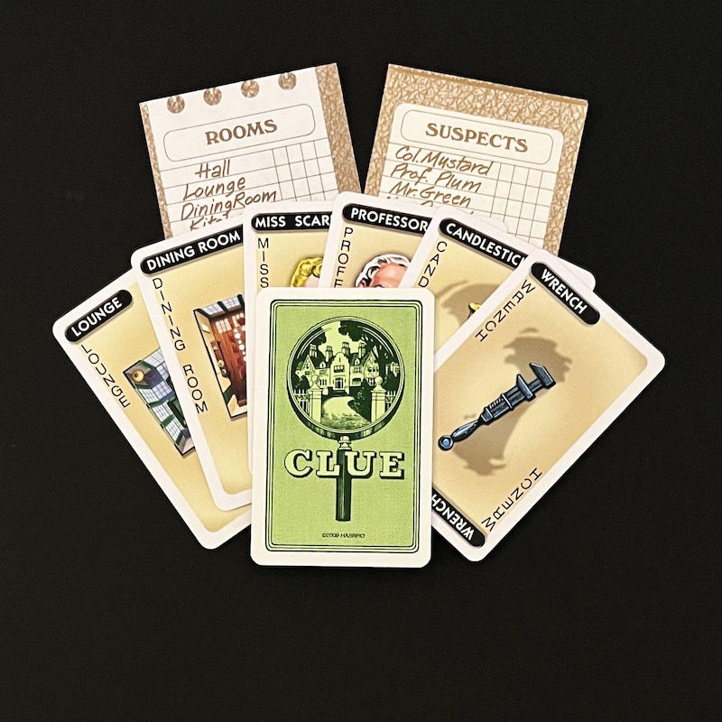 Clue Game Pieces - Etsy