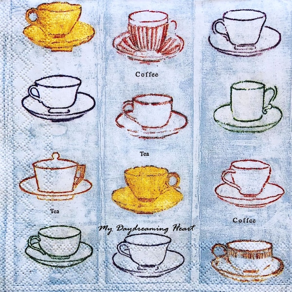 Coffee Napkins - Etsy