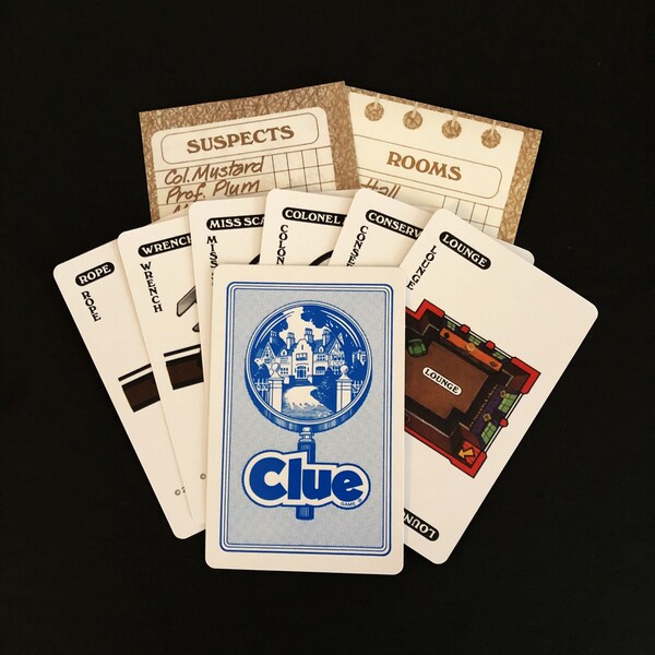 Clue Game - Etsy