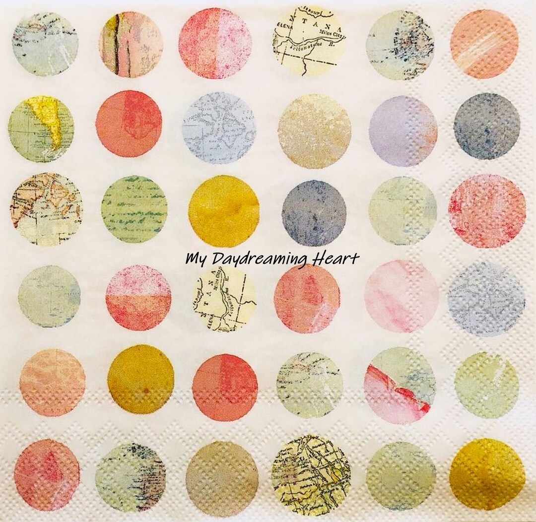 Maps Decoupage Paper Napkins Travel Journal Napkins for Decoupage ...