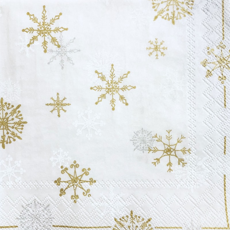 Snowflake Napkins - Etsy