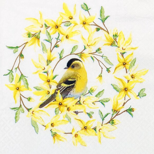 Bird Napkins - Etsy