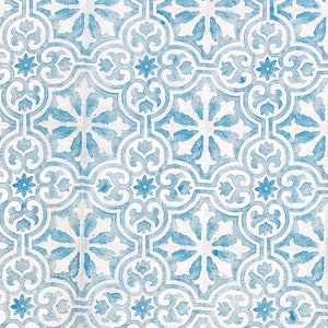 Blue Tiles Decoupage Napkins Set of 2 Buffet Moroccan Tiles Craft ...
