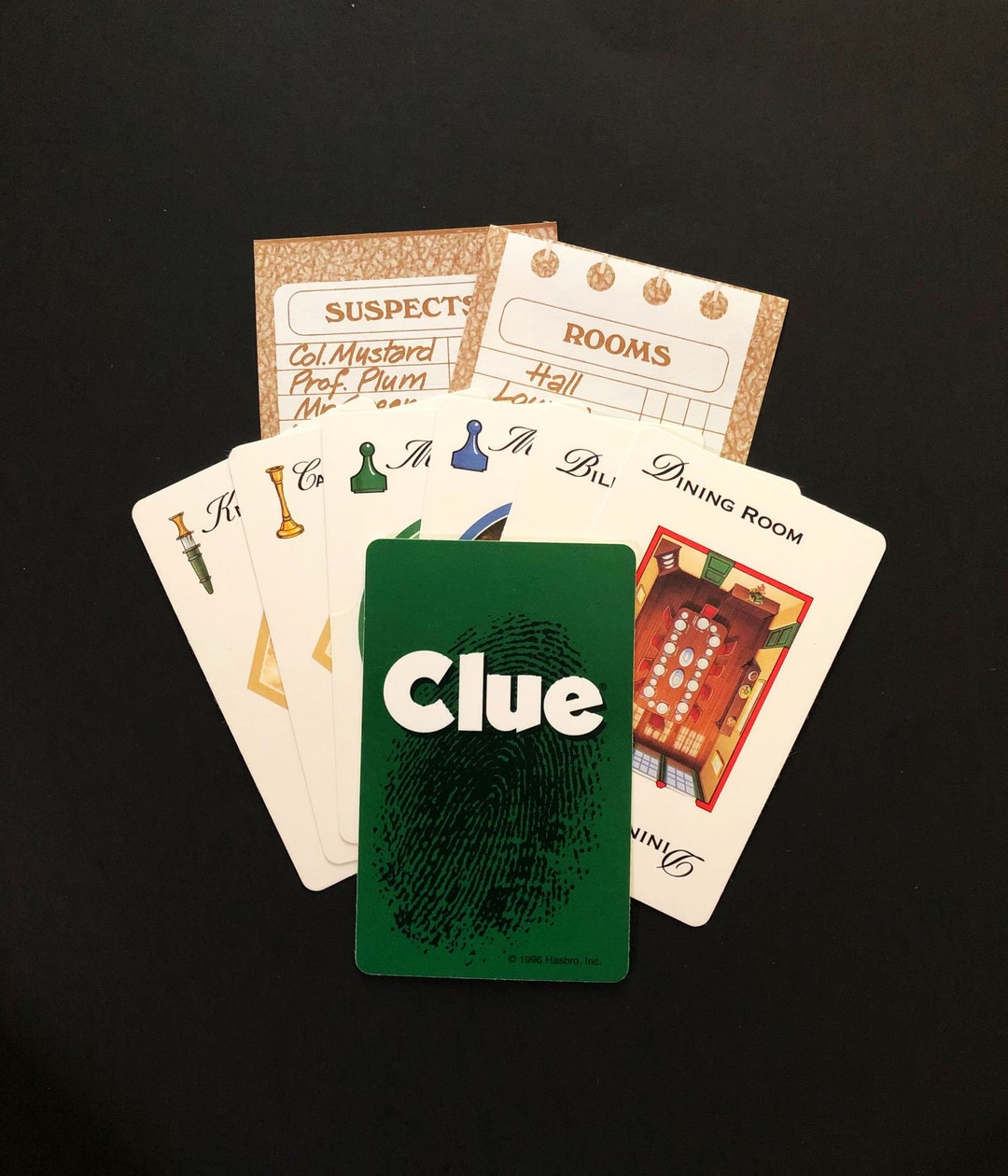 Clue Game Cards & Detective Notes for Junk Journals Themed - Etsy