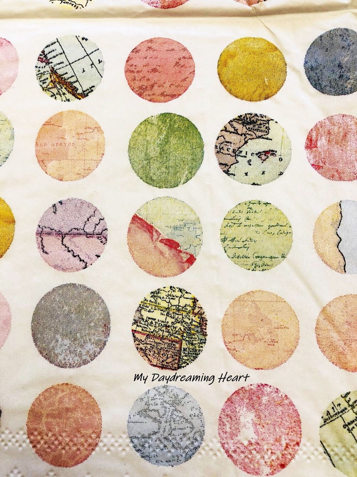Maps Decoupage Paper Napkins Travel Journal Napkins for - Etsy