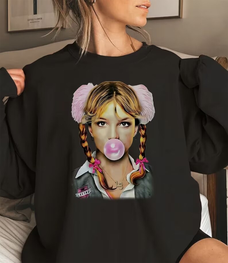 Britney Spears Bubblegum T-shirt, Britney Spears Merch, Britney Spears ...