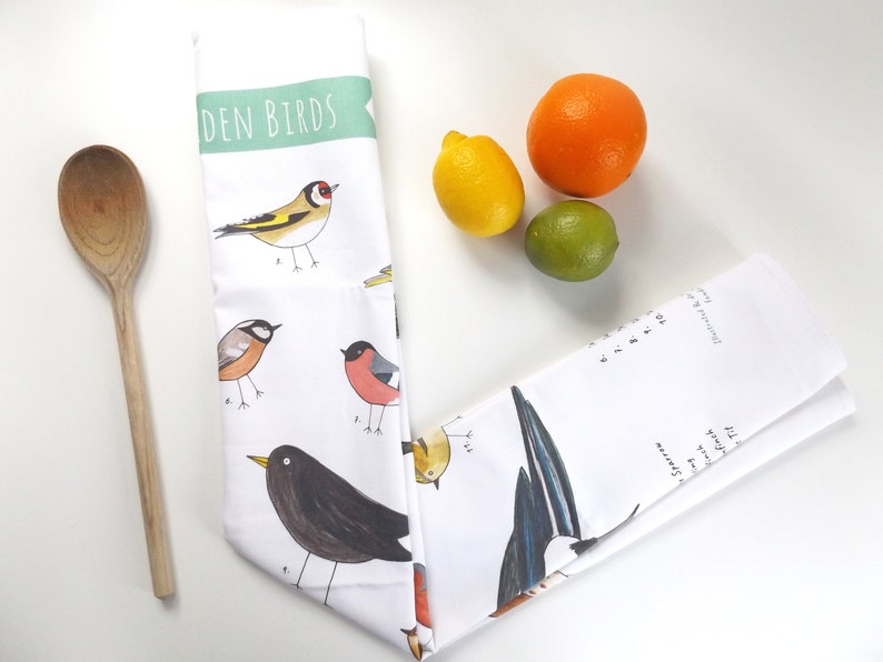 British Garden Birds Tea Towel. Bird Tea Towel. Garden Birds. Home ...