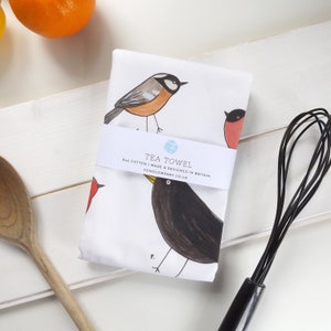 British Garden Birds Tea Towel. Bird Tea Towel. Garden Birds. Home ...