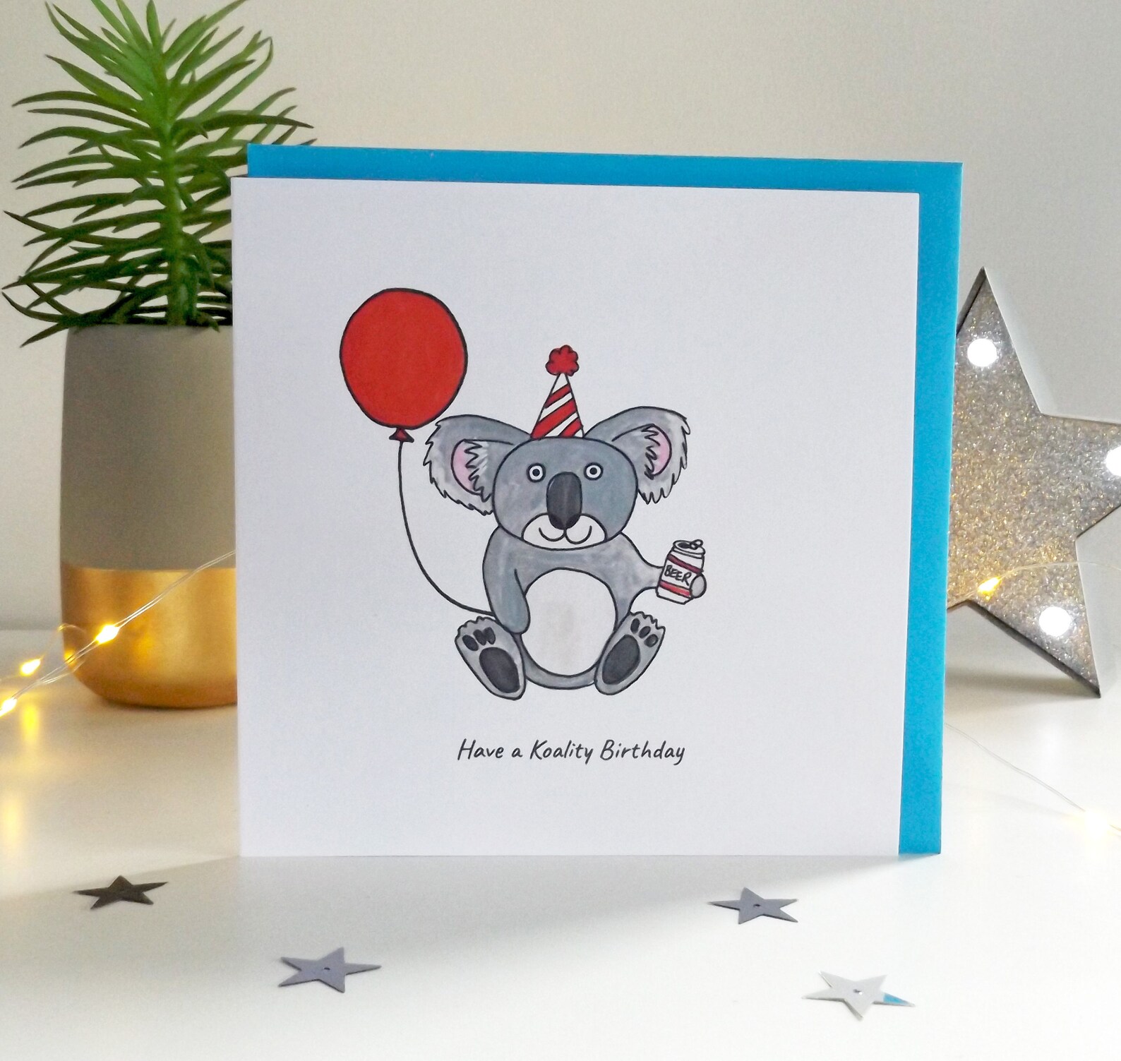 Have a Koality Birthday. Funny Koala Birthday Card. Koala - Etsy