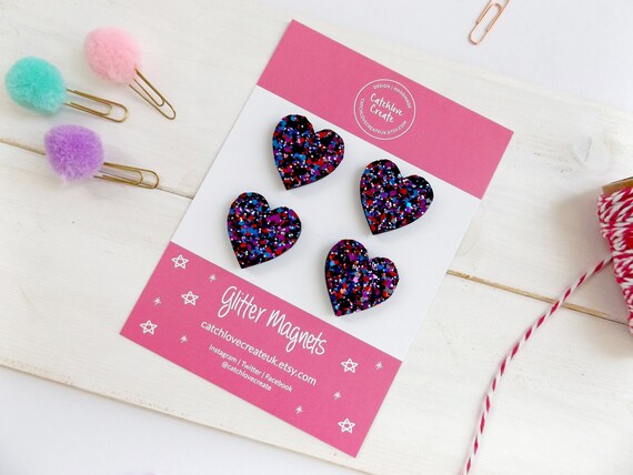 Set of 4 Handmade Magnets Kitchen & Dining Kitchen Décor Refrigerator ...