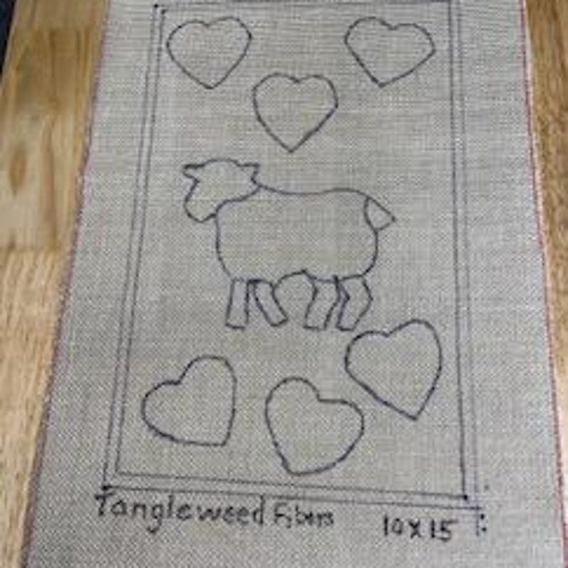 Sheep Rug Hooking Pattern - Etsy