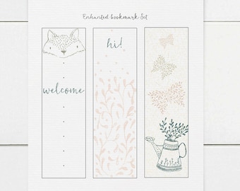 Printable bookmarks | Etsy