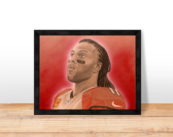 New Larry Fitzgerald Arizona Cardinals Art Print Only50 - Etsy
