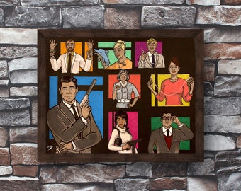 Pam Poovey of Archer Poster Print - Etsy