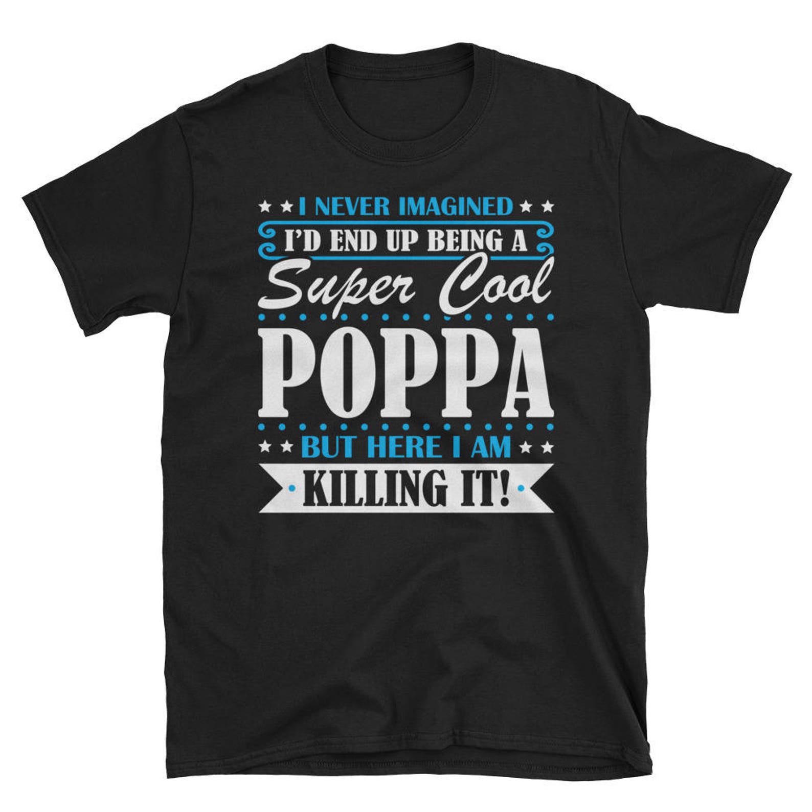 Poppa Shirt Poppa geschenken Poppa Super Cool Poppa giften - Etsy Nederland