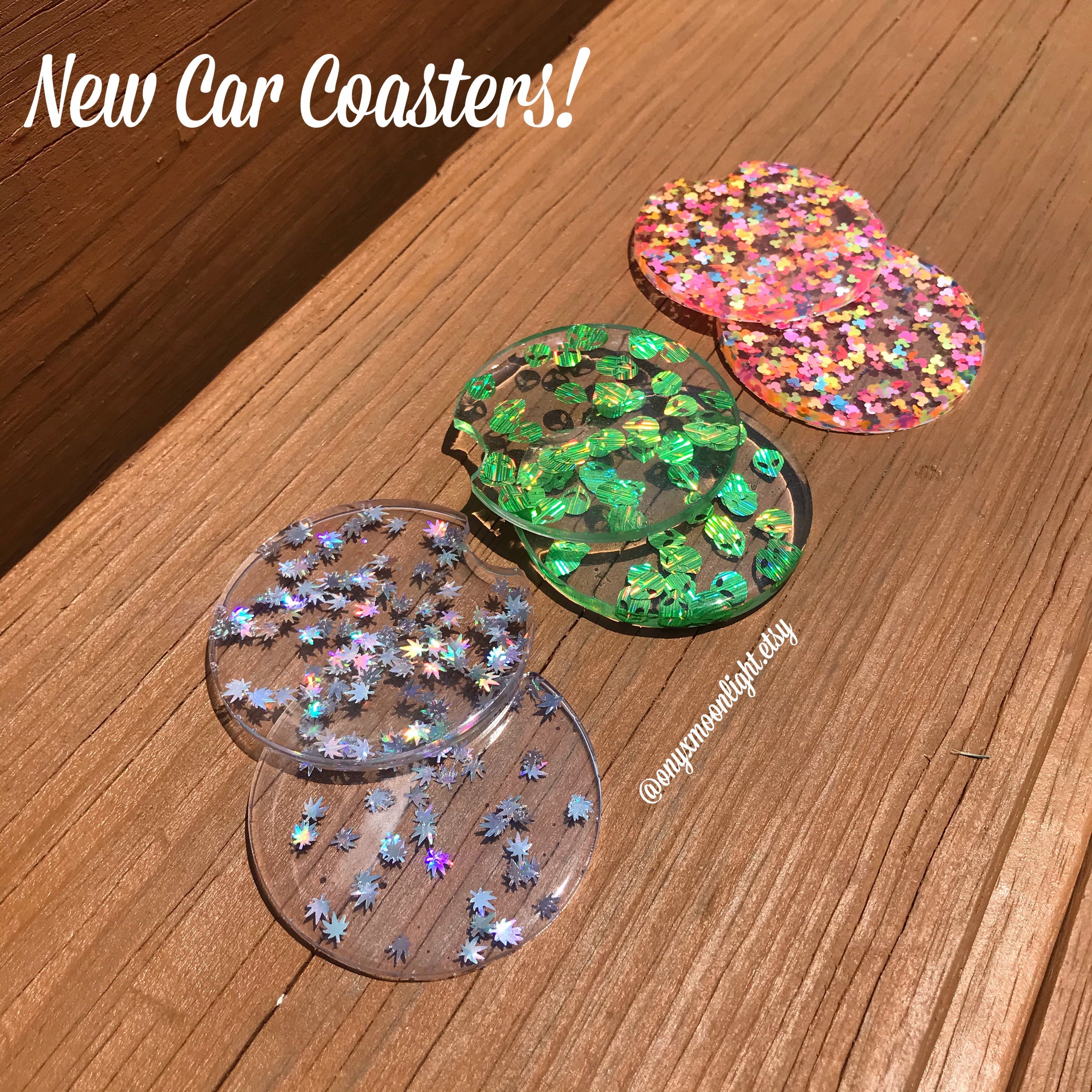 Car Coasters 2 Set More Colors Get Perfect Size 2.8 or - Etsy