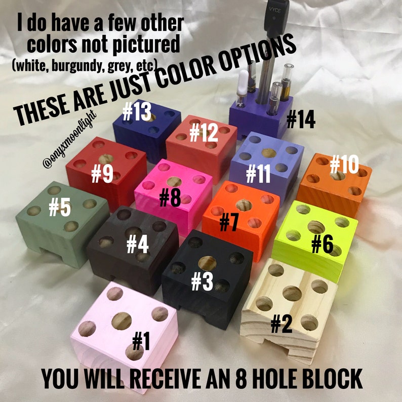 XL Cartridge Bar Storage Block You Pick Color 510 Thread | Etsy