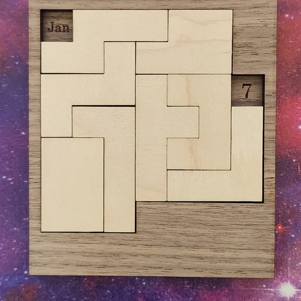 Puzzle a Day Wooden Calendar - Etsy