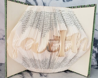 Folded Book Art Faith - Etsy