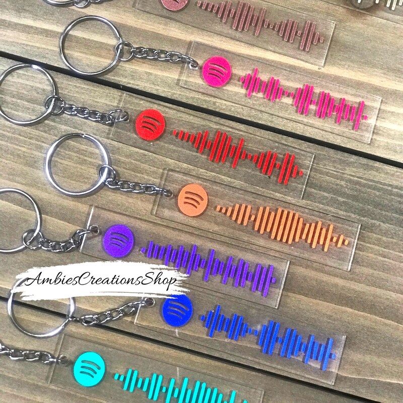 Music Keychain - Etsy